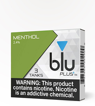 Blu Plus+ Menthol Tank 2.4% Delivered Near You | Saucey