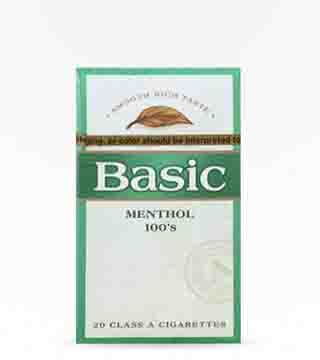 Basic – Menthol 100's Delivered Near You | Saucey