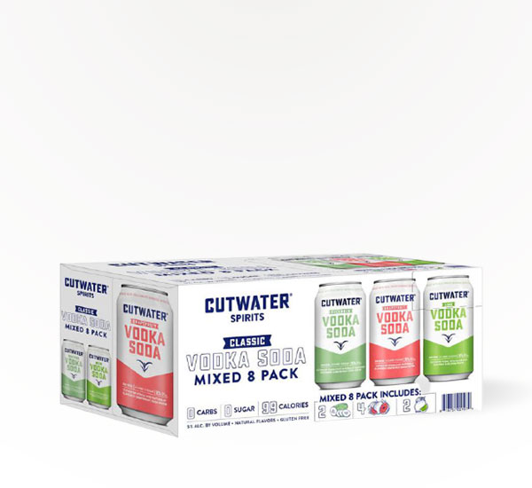 Cutwater Fugu – Vodka Soda Variety Pack Delivered Near You | Saucey