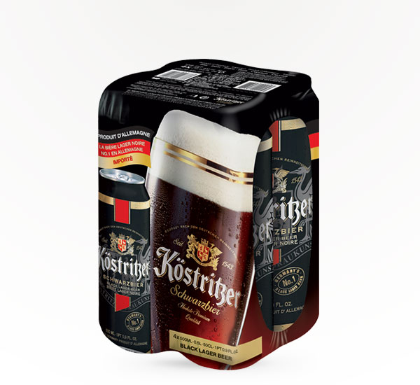 Kostritzer – Schwarzbier or Black Beer Dark Lager Delivered Near You ...