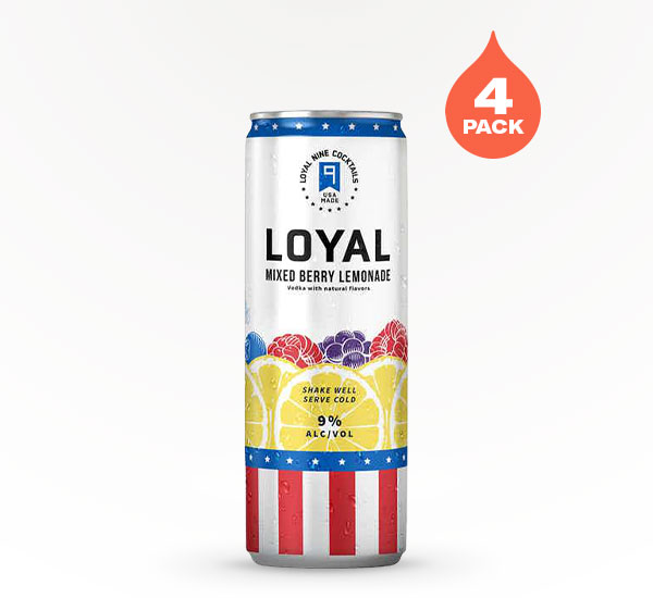 Loyal Nine Cocktails – Mixed Berry Lemonade Vodka Seltzer Delivered ...
