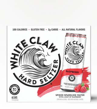 White Claw Hard Seltzer – Raspberry Delivered Near You | Saucey