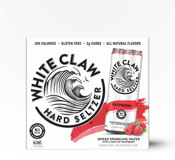White Claw – Raspberry Hard Seltzer Delivered Near You | Saucey