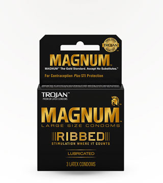 Trojan Magnum – Ribbed Delivered Near You | Saucey
