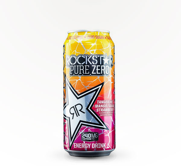 Rockstar Pure Zero – Tangerine Mango Guava Strawberry Delivered Near You | Saucey