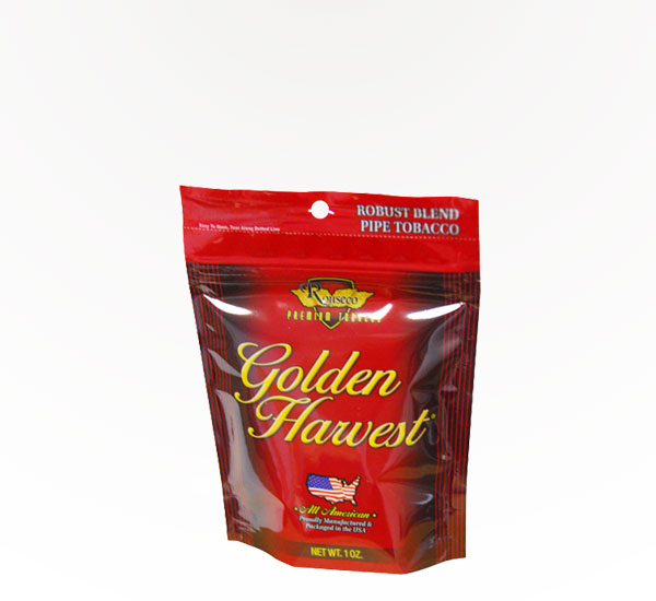 Golden Harvest – Robust Red Pipe Tobacco Pouch Delivered Near You | Saucey