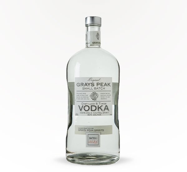 Grays Peak – Small Batch Vodka Delivered Near You | Saucey