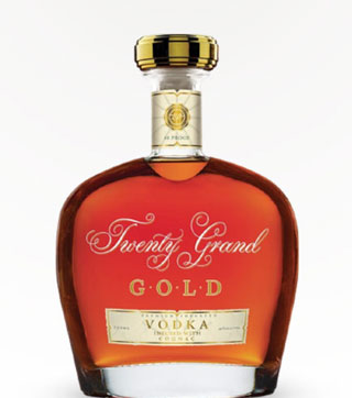Twenty Grand Gold Vodka with Cognac Gift Set with 100 ml Peach Vodka ...