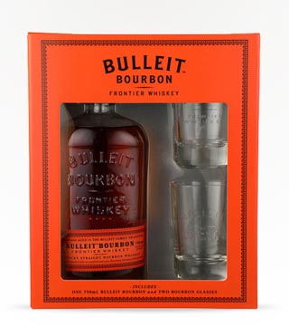 Bulleit – Frontier Whiskey Gift Set with Two Bourbon Glasses Delivered ...