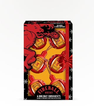 Fireball – Cinnamon Whisky Holiday Ornament Gift Set Delivered Near You ...